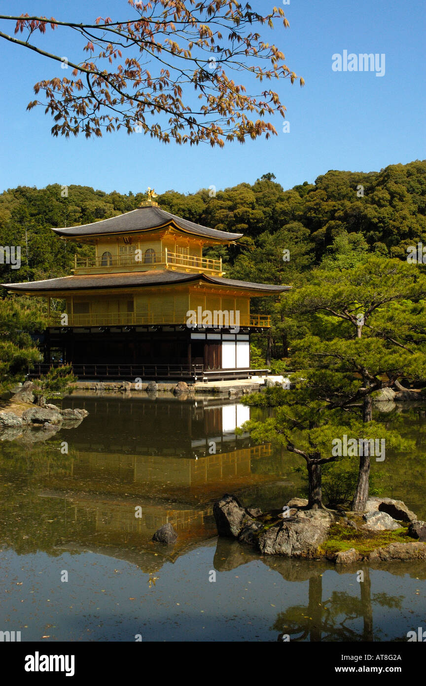 Kinkakuji Golden Pavilion Kyoto Japan Stock Photo - Alamy