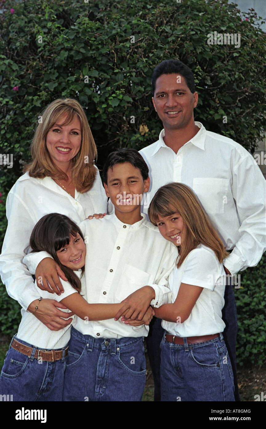 Local family portrait Stock Photo - Alamy