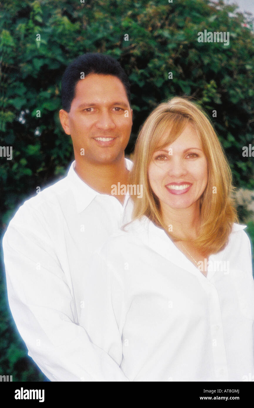 Portrait of young local couple Stock Photo - Alamy