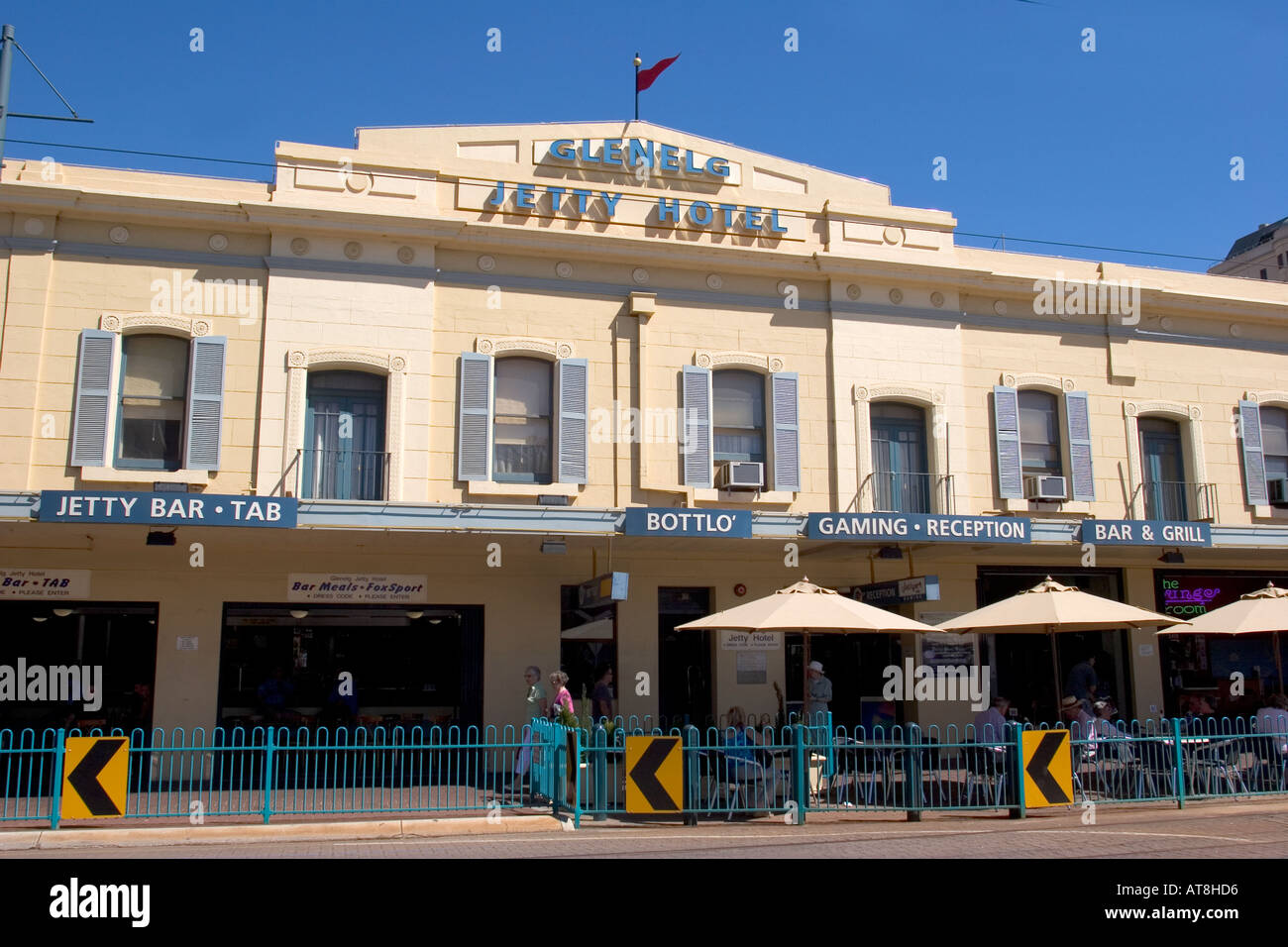 Jetty Hotel Glenelg Adelaide Australia Stock Photo - Alamy
