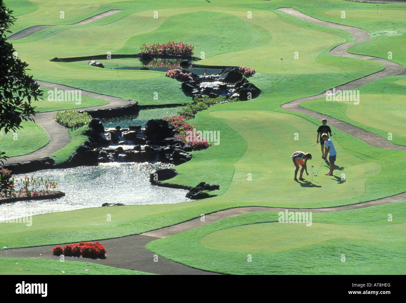 Golf at Koele, Lanai Stock Photo - Alamy
