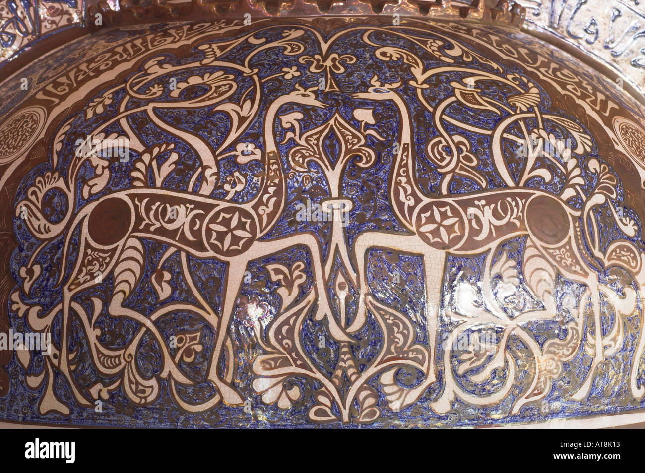 Spain- Jun. Province of Granada. Copy of the original Alhambra Vase ...