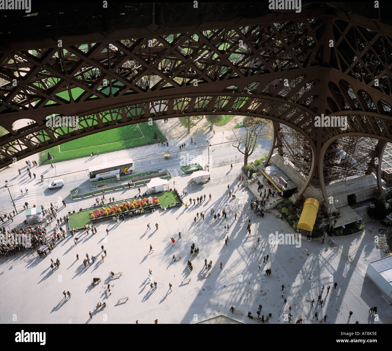 Eiffel tower 1st floor hi-res stock photography and images - Alamy