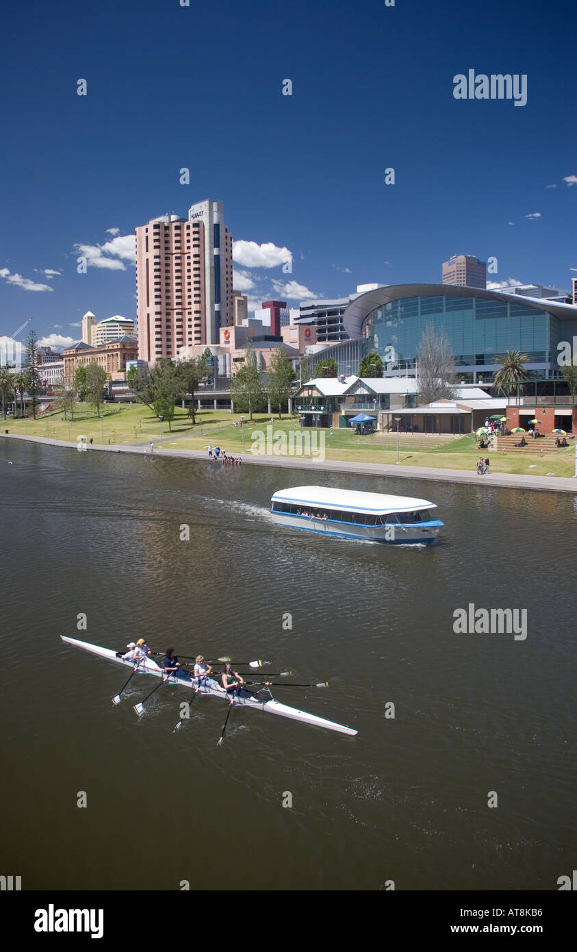 River Torrens and City Adelaide Australia Stock Photo - Alamy