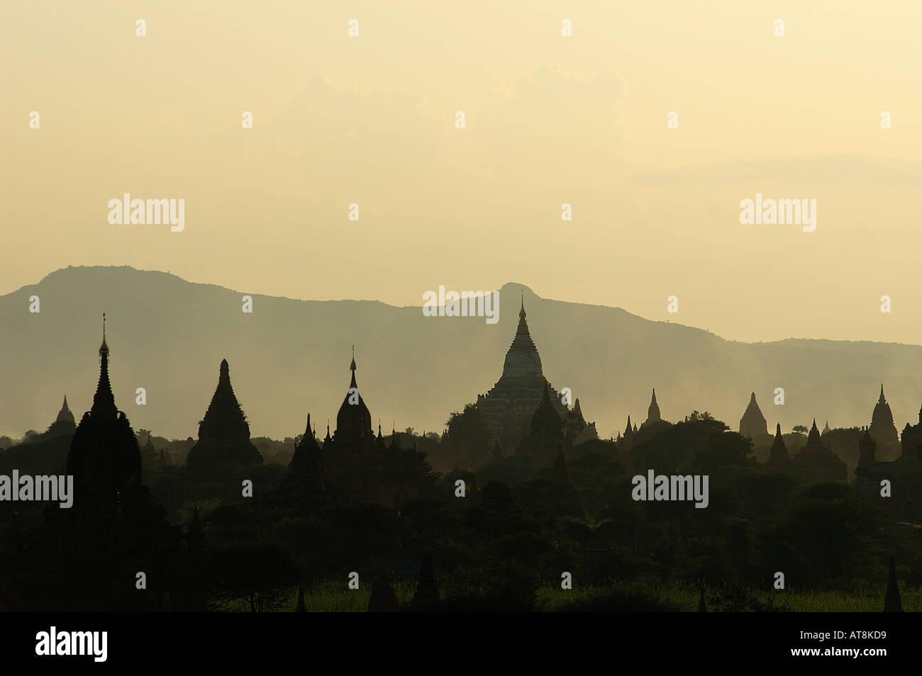 temples Plains of Bagan Burma Myanmar Stock Photo - Alamy