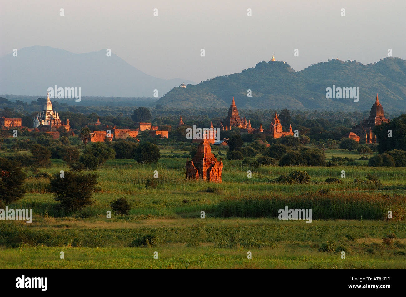 temples Plains of Bagan Burma Myanmar Stock Photo - Alamy