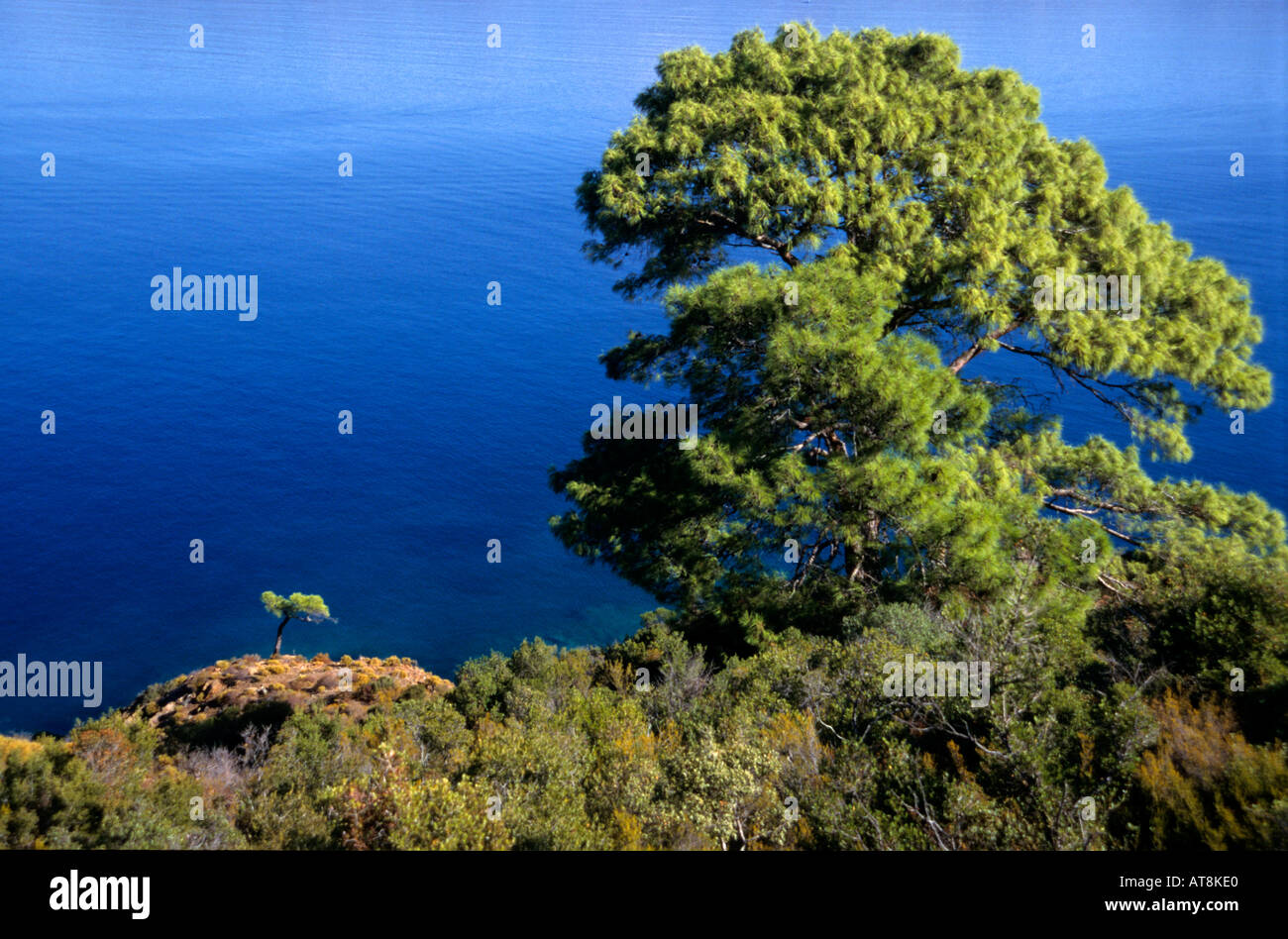 Turkey Turkeys Marmaris sea blue bay Mediterranean Stock Photo - Alamy