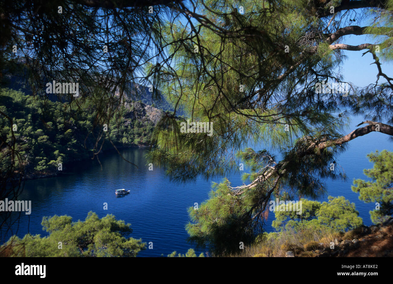 Turkey Turkeys Marmaris sea blue bay Mediterranean Stock Photo - Alamy