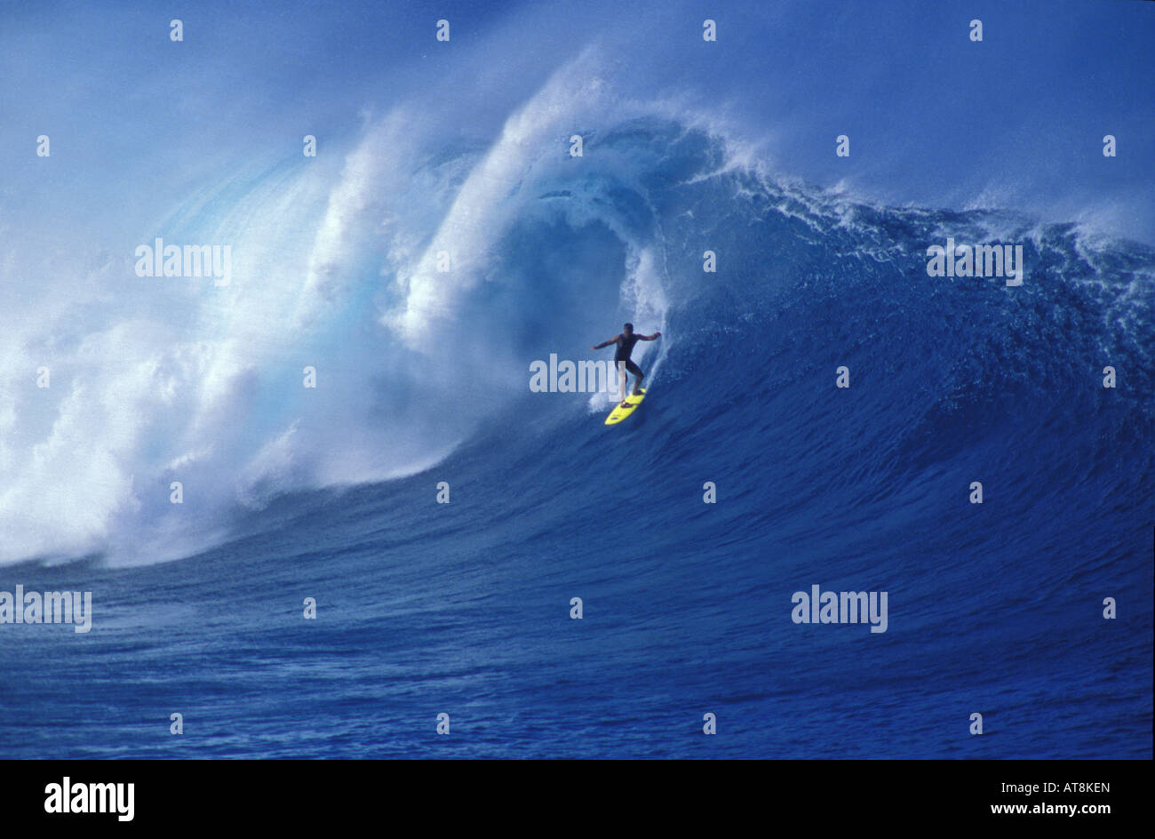 Surfing, "Jaws", Maui Stock Photo - Alamy