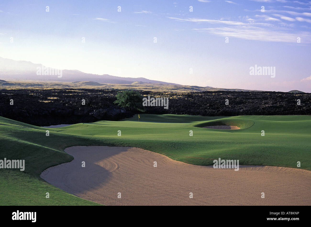 Hualalai Resort golf course. #6. Big Island Stock Photo - Alamy