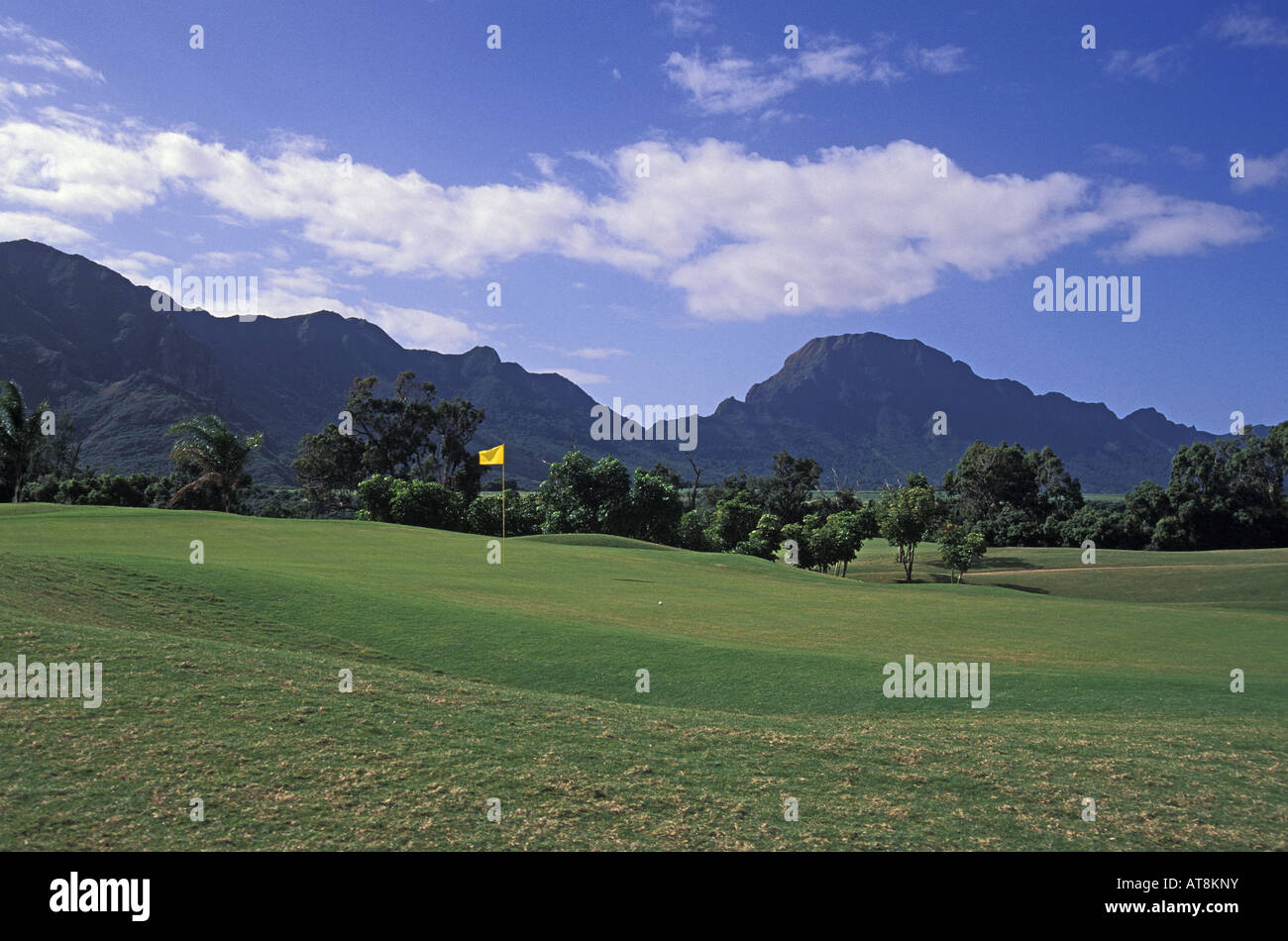 Grove Farm Golf Course #1, Kauai Stock Photo - Alamy