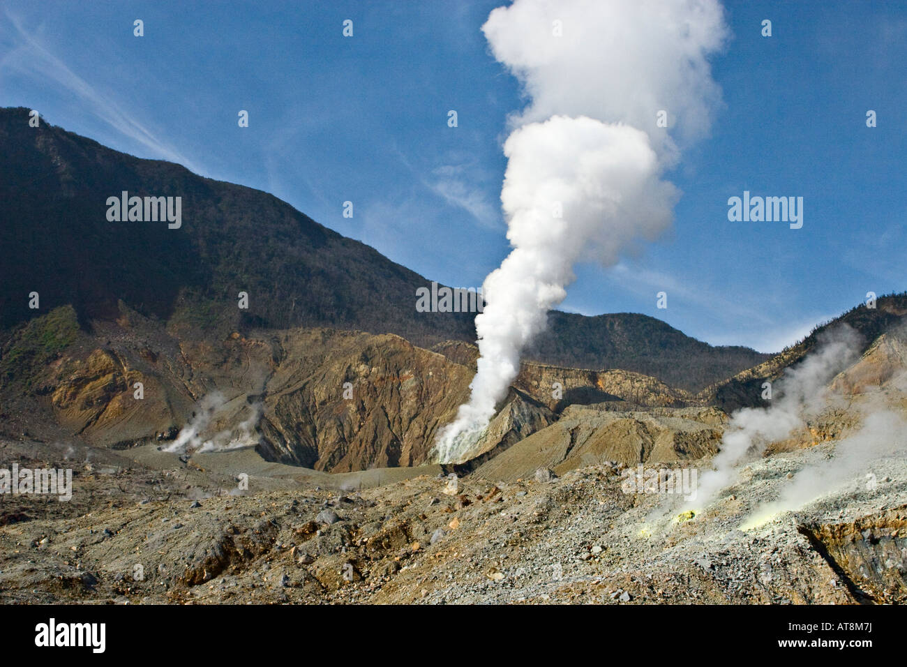 Papandayan volcano, Java, Indonesia, Asia Stock Photo - Alamy
