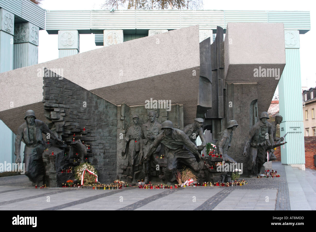 Memorial to the Warsaw uprising of the 2nd World War Stock Photo - Alamy