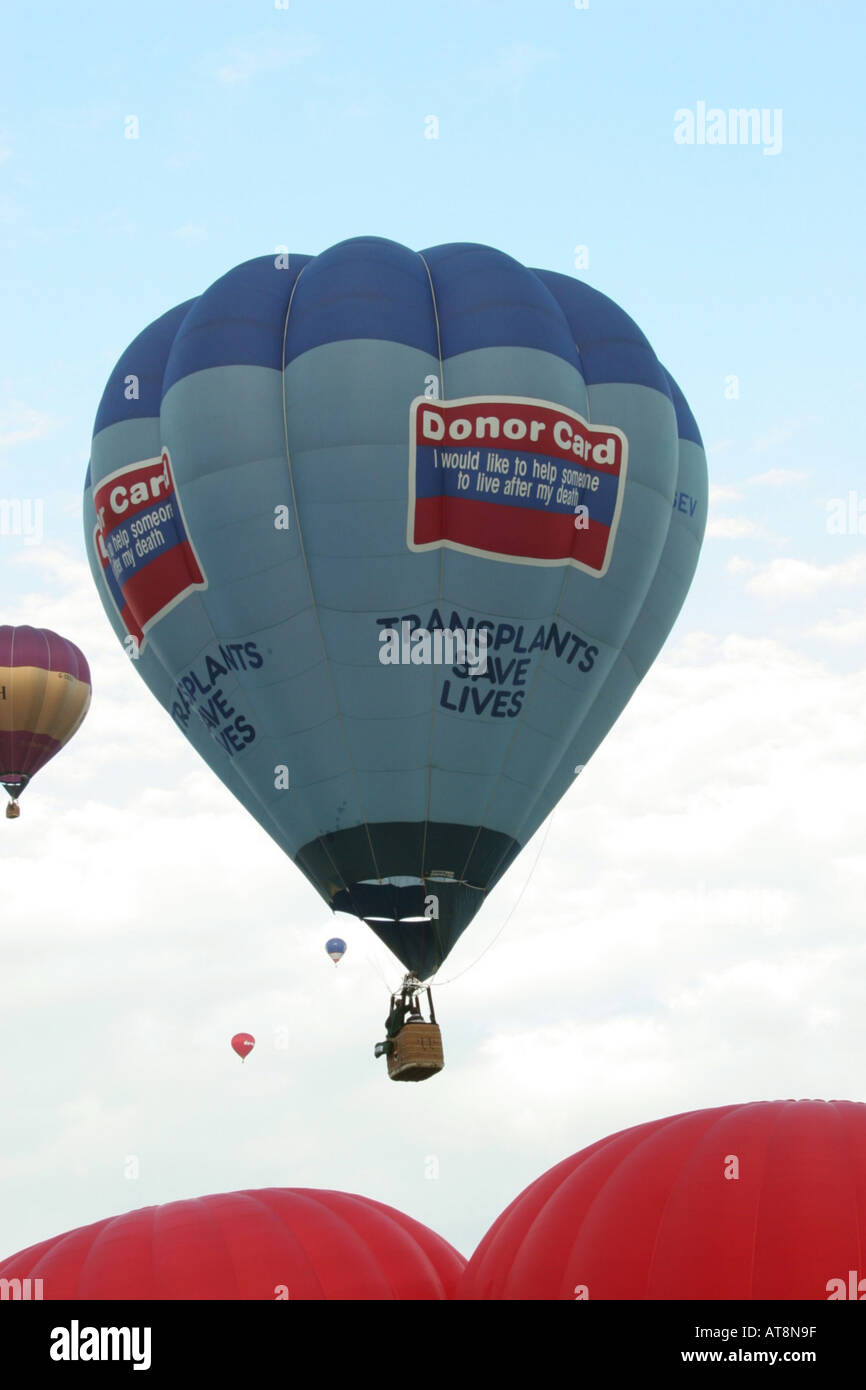 Bristol Balloon Fiesta Ashton Court Estate near Bristol England UK 2005 ...