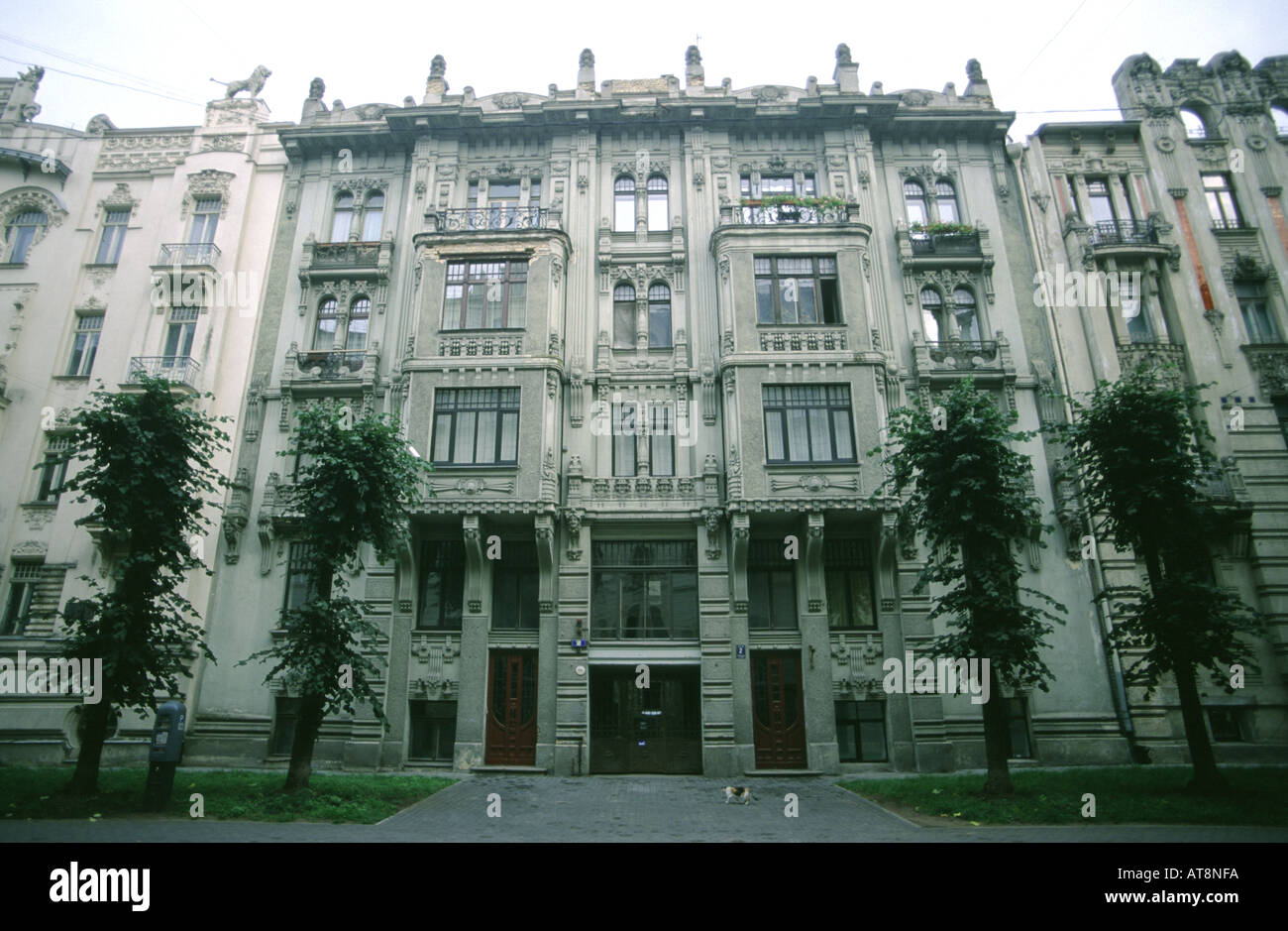 Art Nouveau architecture 2 Alberta Iela Riga Latvia Stock Photo - Alamy