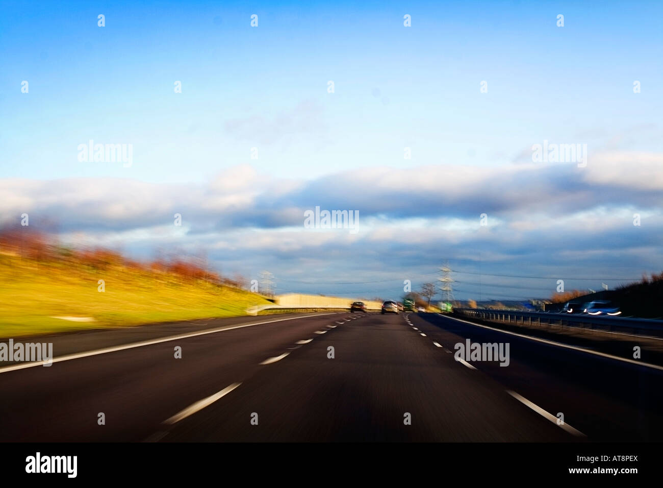 Image of motorway hi-res stock photography and images - Alamy