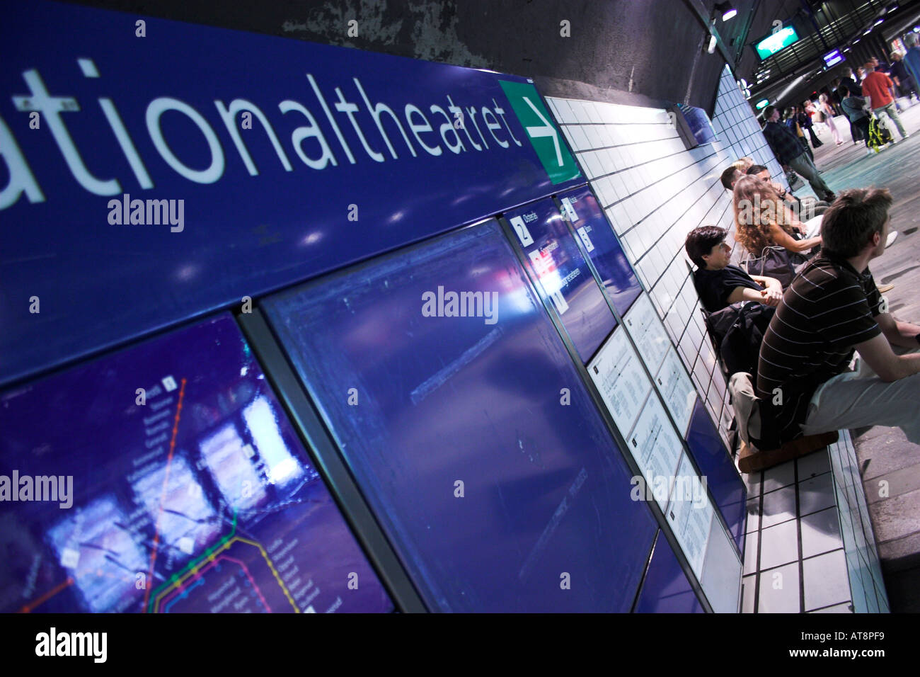 Subway underground train oslo hi-res stock photography and images - Alamy