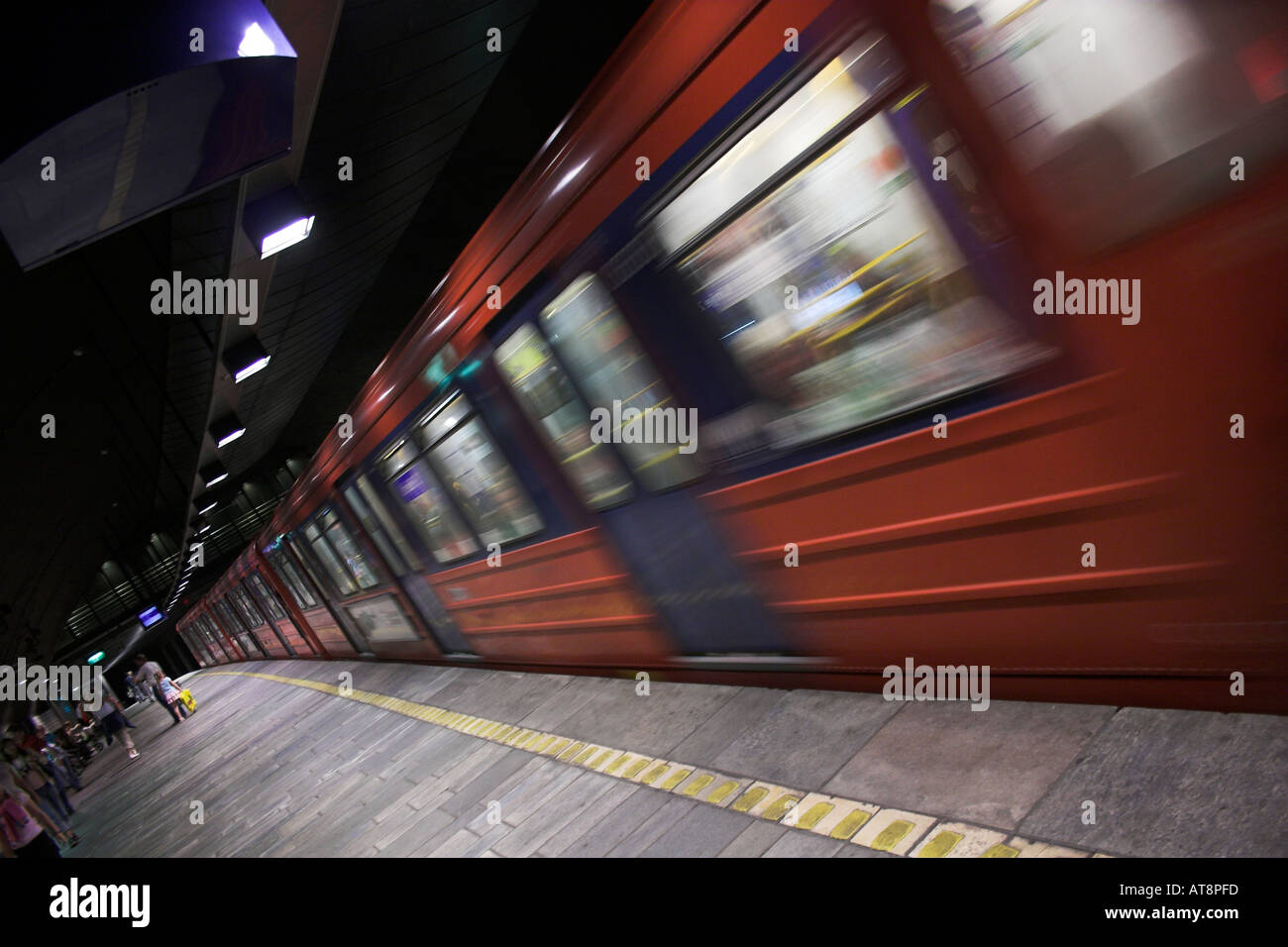 Subway underground train oslo hi-res stock photography and images - Alamy