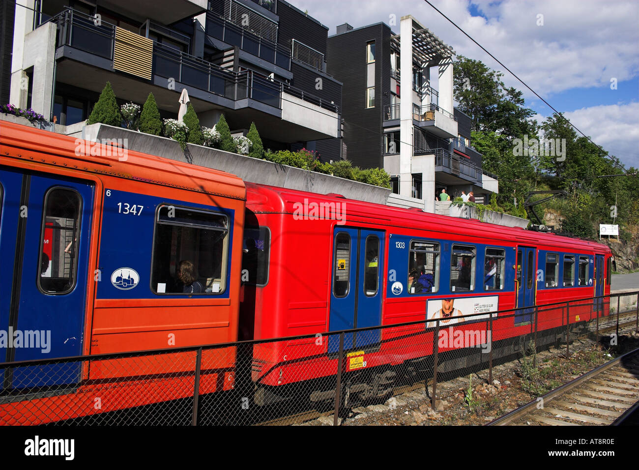 Subway underground train oslo hi-res stock photography and images - Alamy
