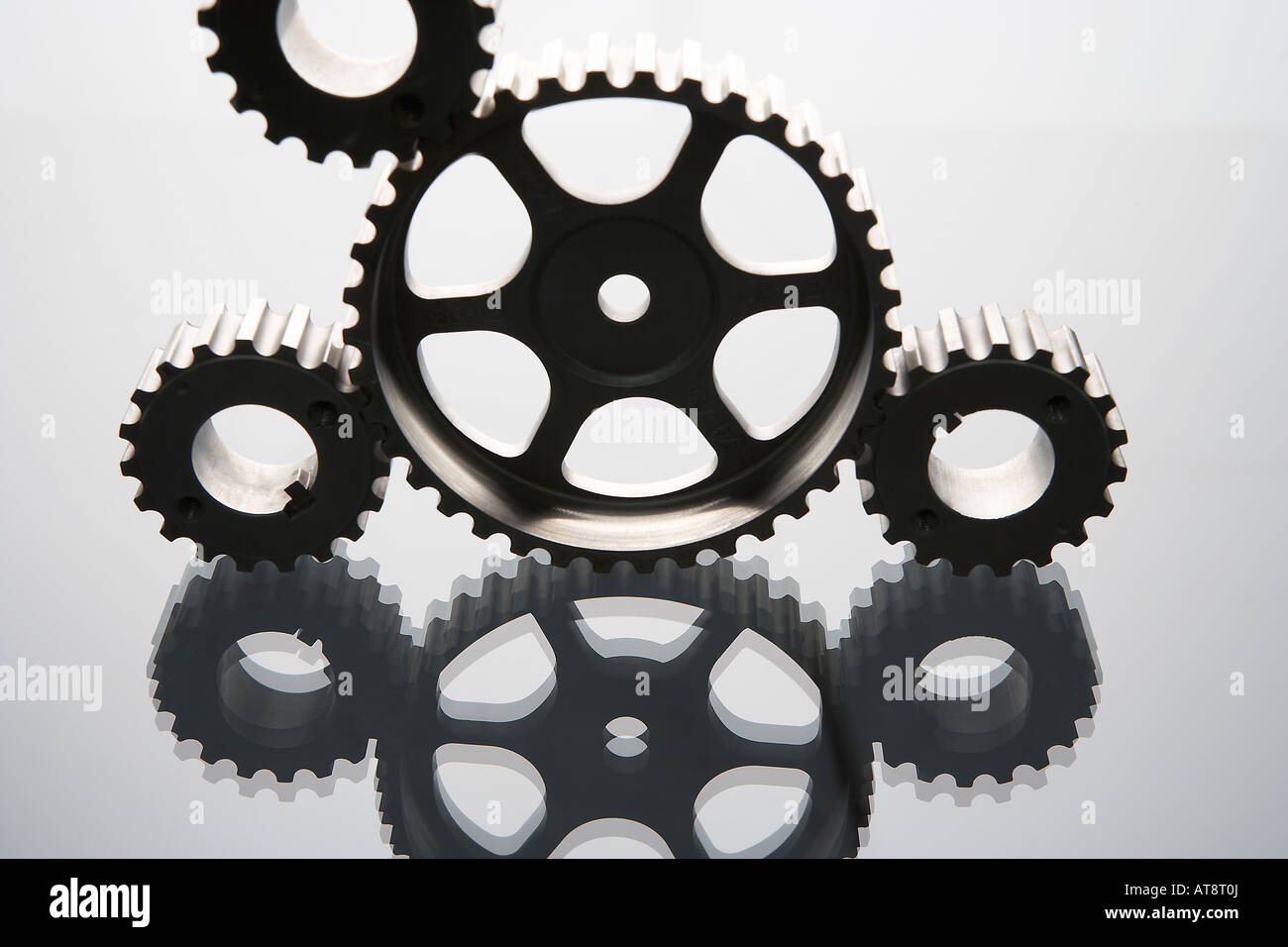 cogs metal machine time steam engine transport Stock Photo - Alamy