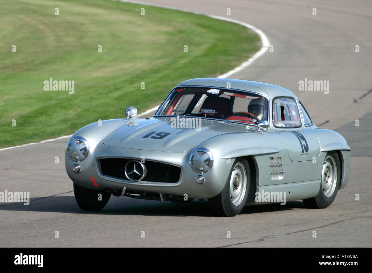 1955 Mercedes Benz 300SL 'Gullwing' at Goodwood Revival, Sussex, UK ...
