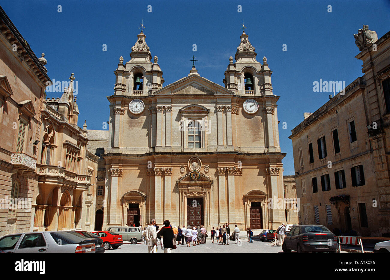 Maltese church Mdina Malta Stock Photo - Alamy