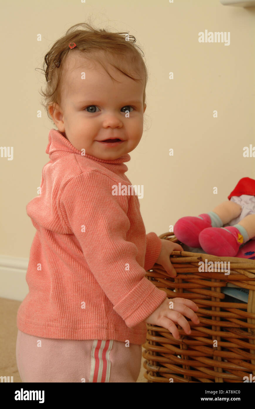 Box toys holding child hi-res stock photography and images - Alamy