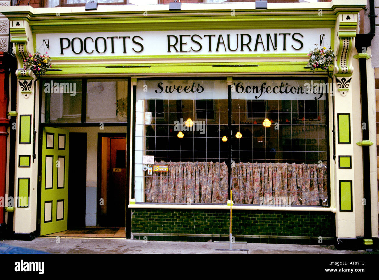 Old fashioned restaurant in Irish town Stock Photo - Alamy