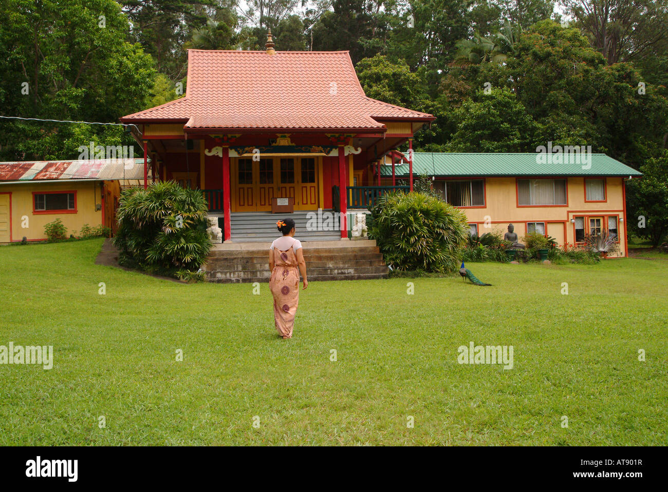 Wood valley temple meditation and retreat center, in Pahala on the Kau ...