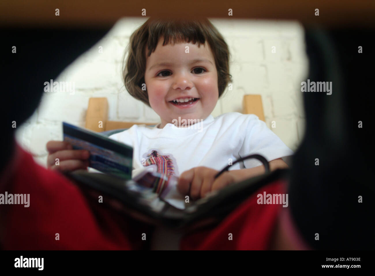 child reading a book Stock Photo - Alamy