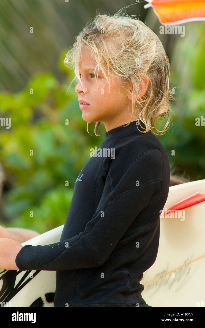 Boy wearing wetsuit hi-res stock photography and images - Alamy
