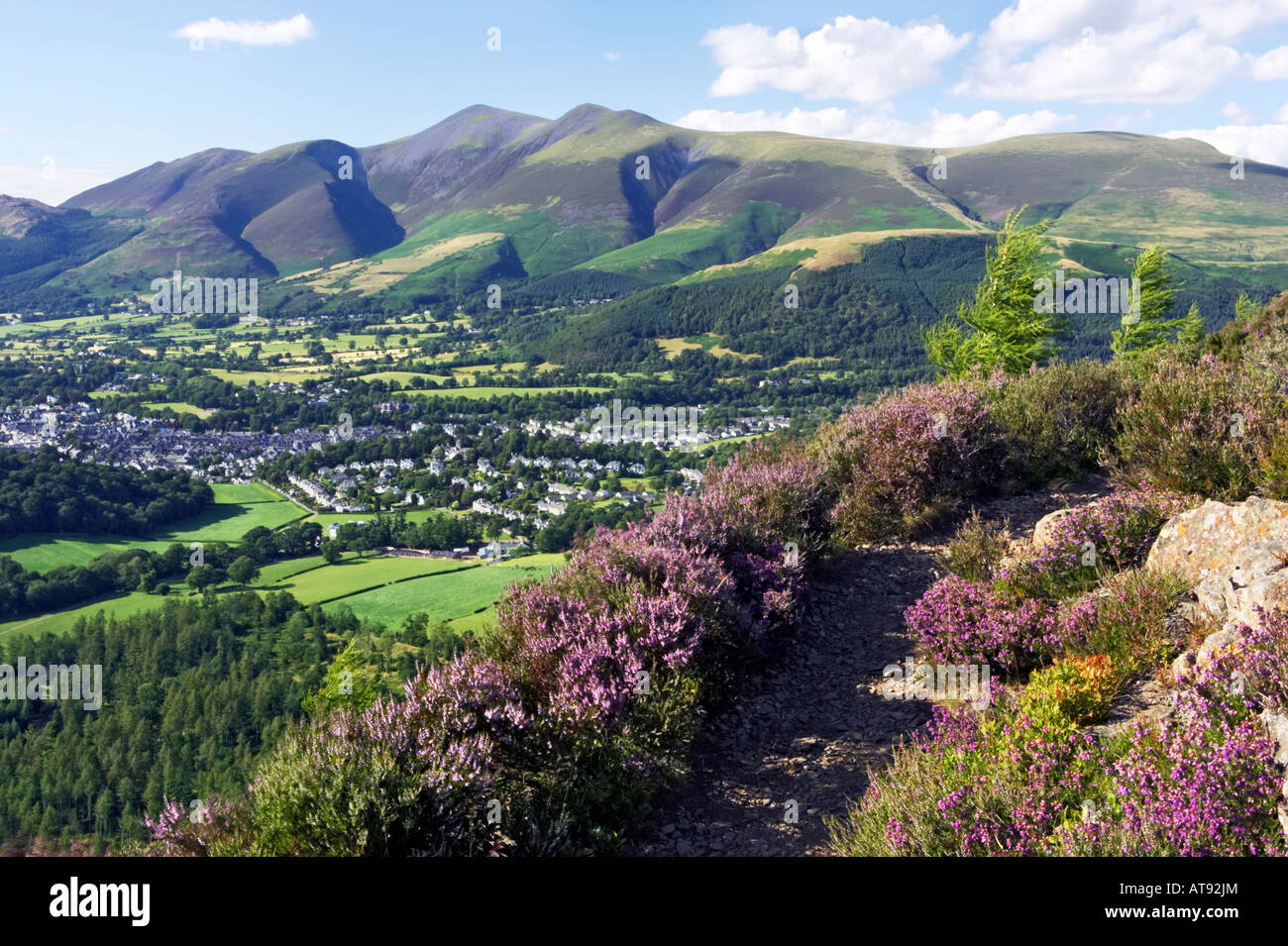 Keswick town skiddaw hi-res stock photography and images - Alamy