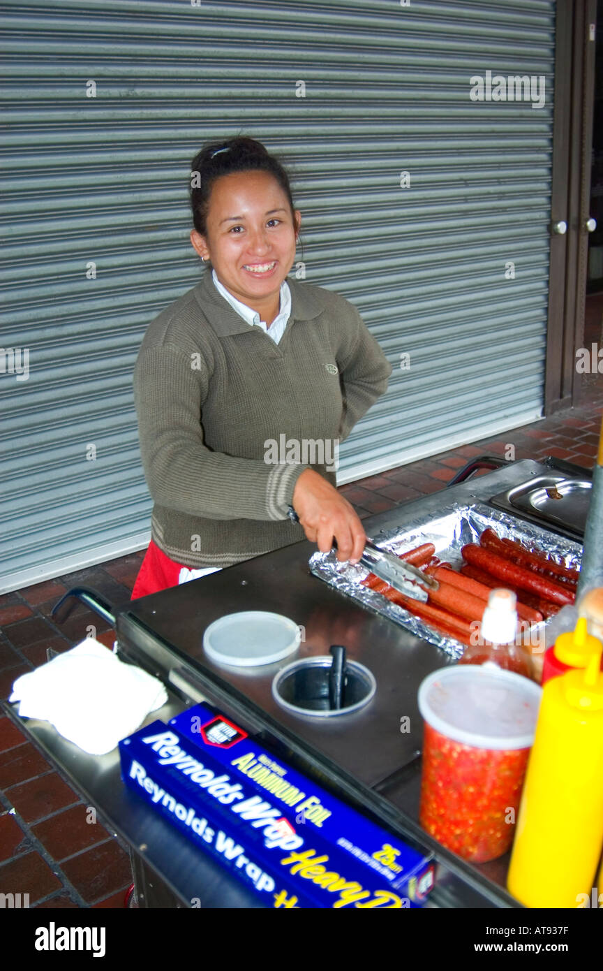 Miami Florida Street Life Sidewalk Food Vendor Stock Photo - Alamy