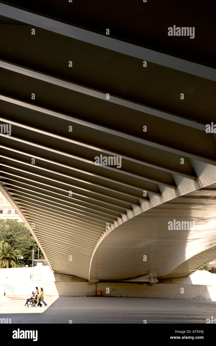 Alameda bridge of the city of Valencia, Spain, built by internationally ...