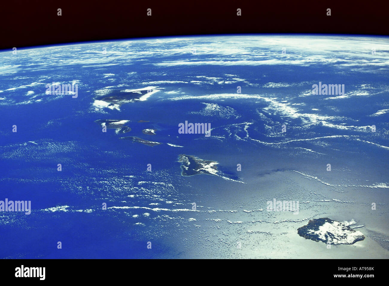 Hawaiian island chain hi-res stock photography and images - Alamy