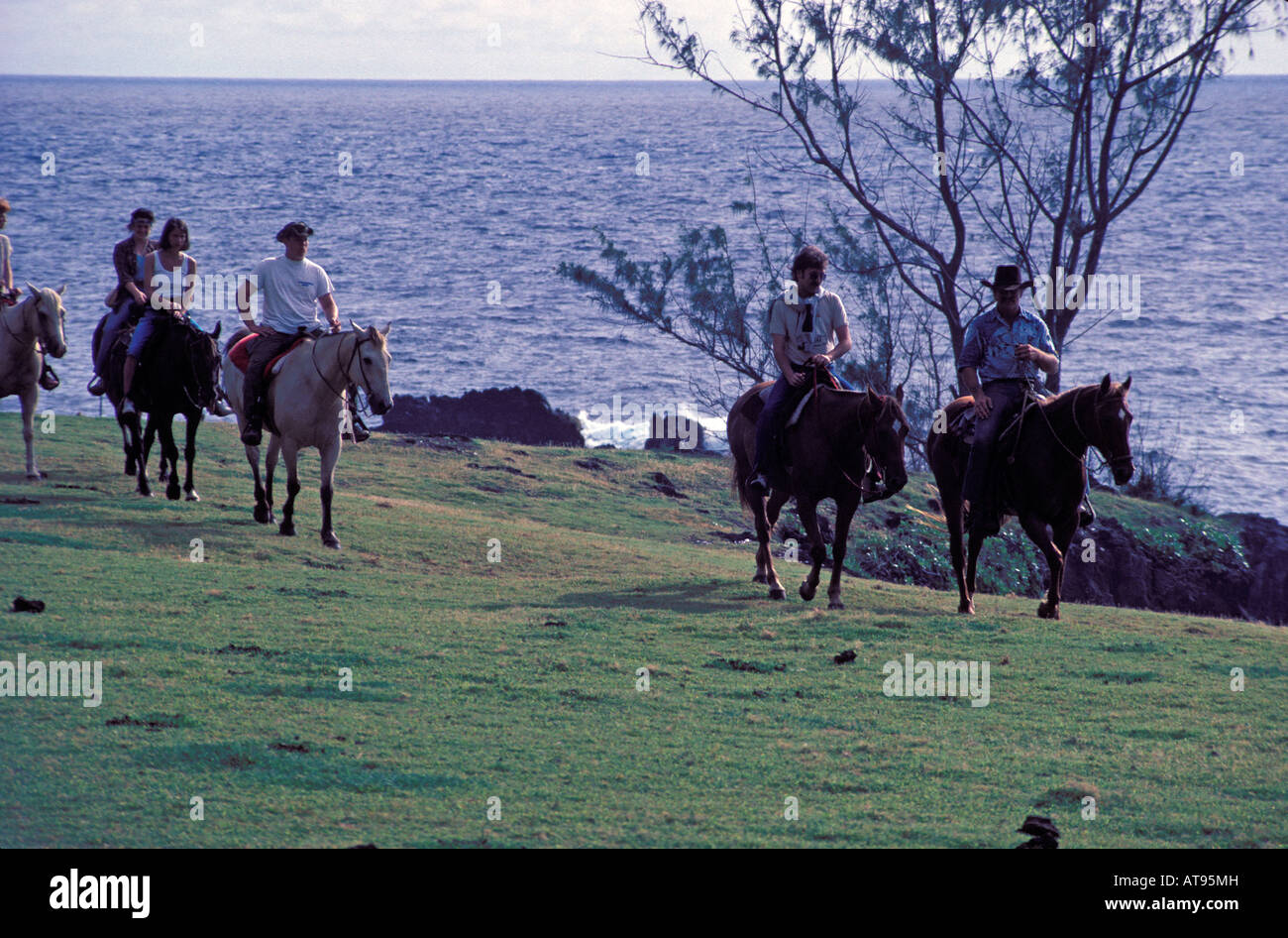 Riders work horses in hi-res stock photography and images - Alamy