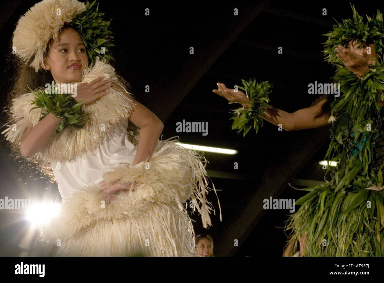 Merrie Monarch Hula festival dancers 2006 Stock Photo - Alamy