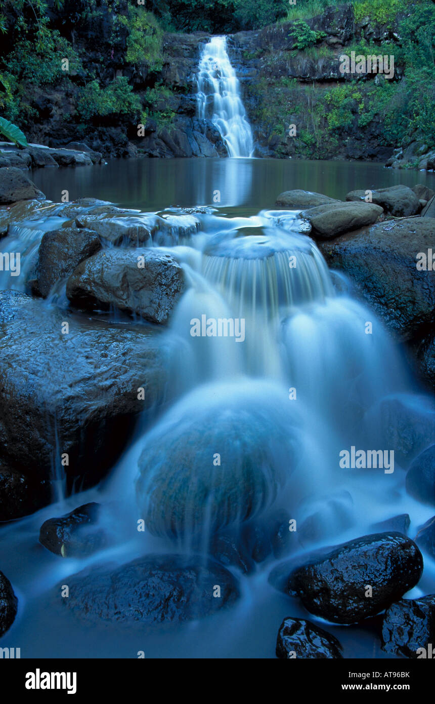Waimea falls, North shore Oahu Stock Photo - Alamy