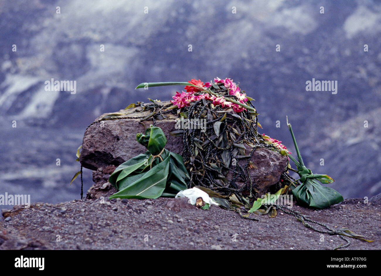 Offering pele goddess volcanoes hawaii hi-res stock photography and ...