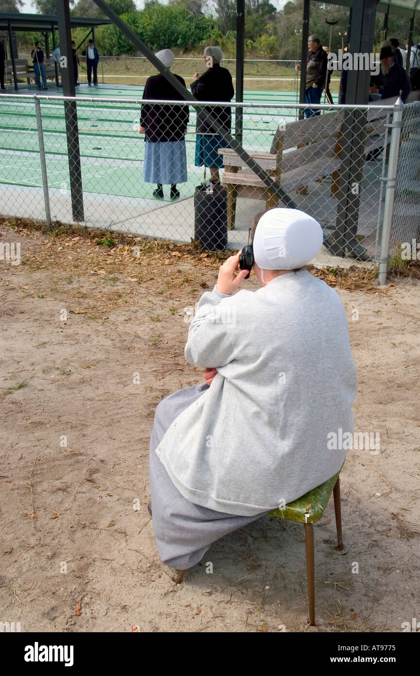 Amish activities at their winter quarters at Pinecraft Village Sarasota ...