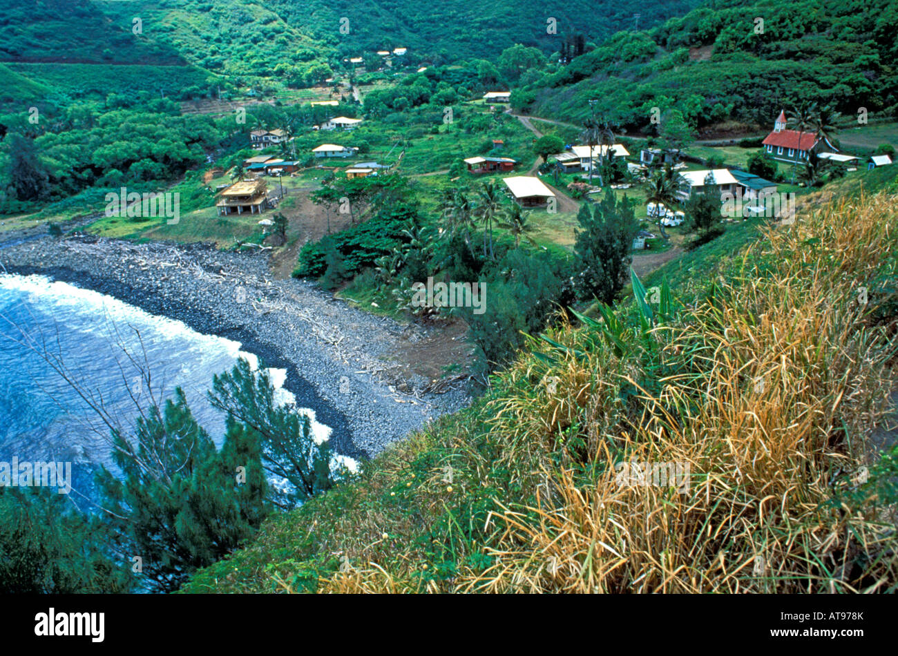 Kahakuloa village hi-res stock photography and images - Alamy