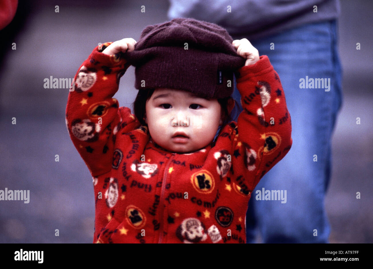 Young Japanese Child In Kyoto Stock Photo - Alamy