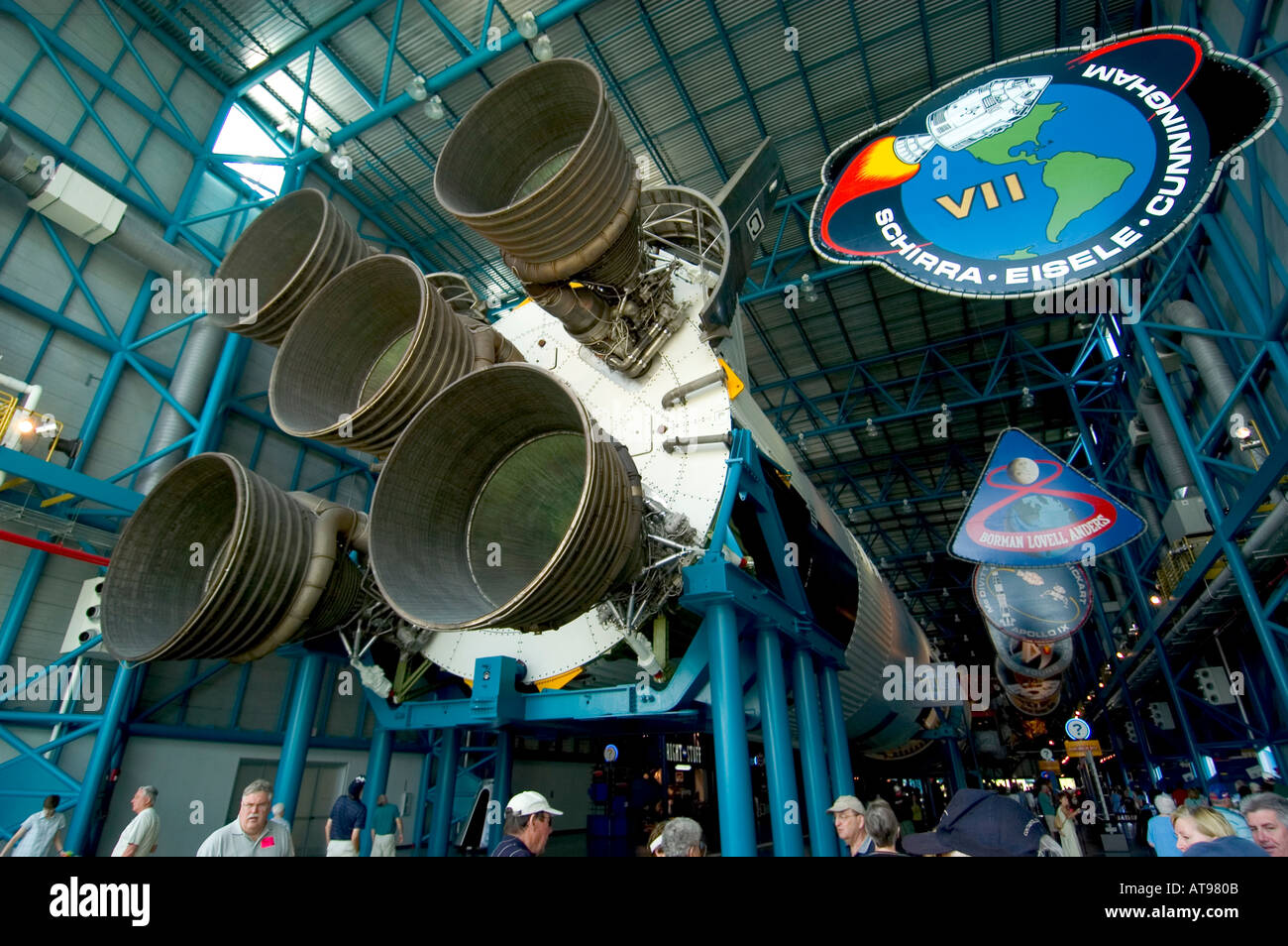 Spaceship Shuttle display at NASA John Fitzgerald Kennedy Space Center ...