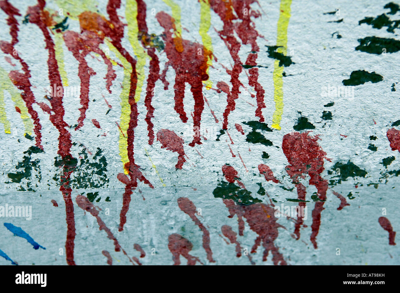 Blood spatter wall hi-res stock photography and images - Alamy