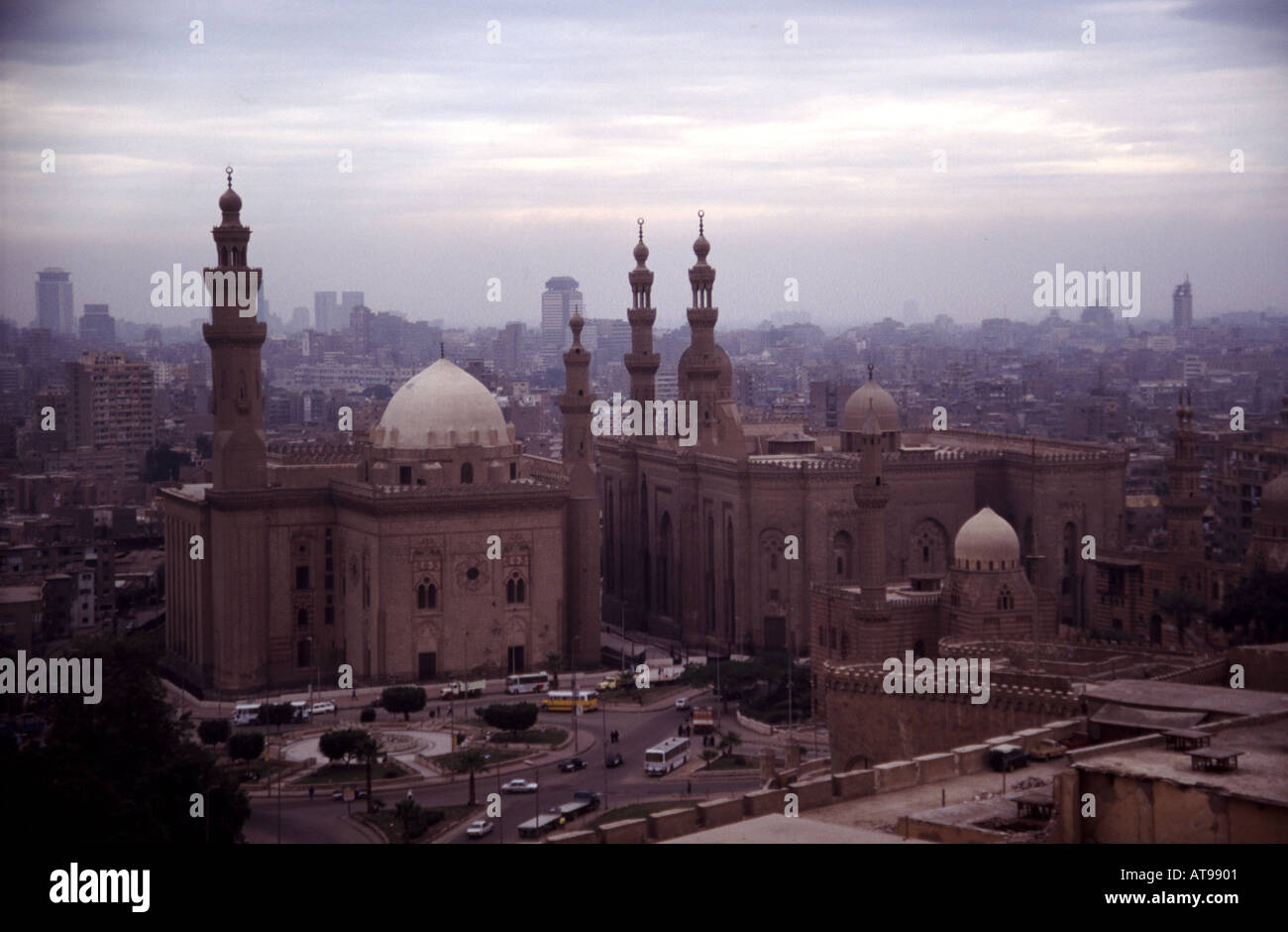 The View from the citadel overlooking the Sultan Hassan and Rifai ...