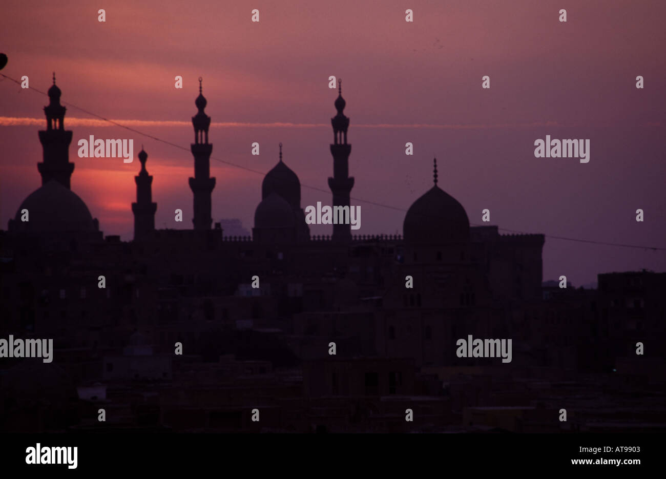 Sultan hassan mosque in sunset hi-res stock photography and images - Alamy