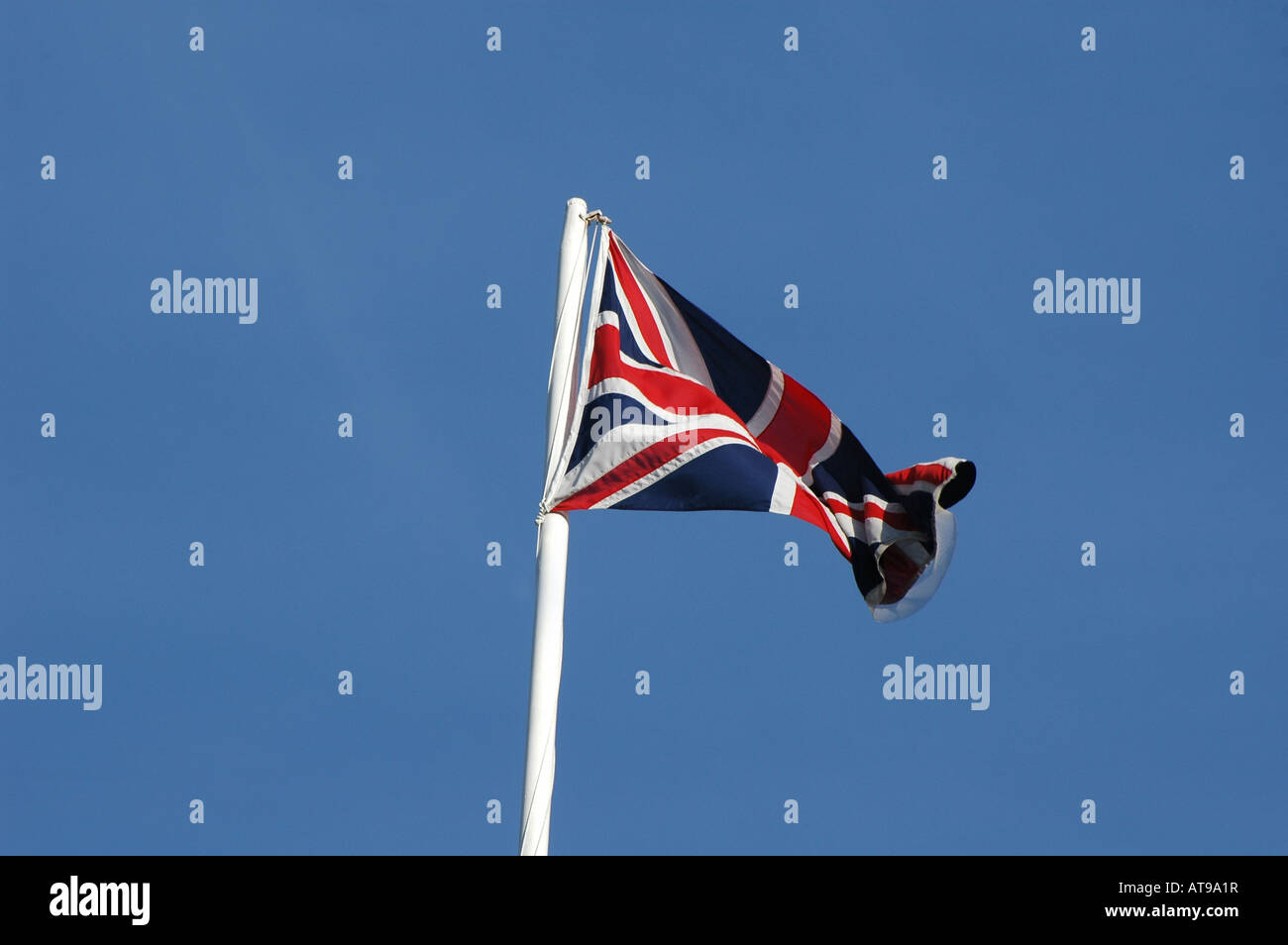 British flag and pole Stock Photo - Alamy