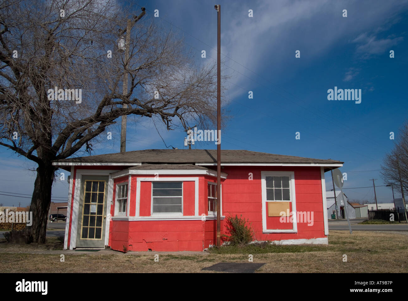 A pink shack in Celina Texas Stock Photo - Alamy
