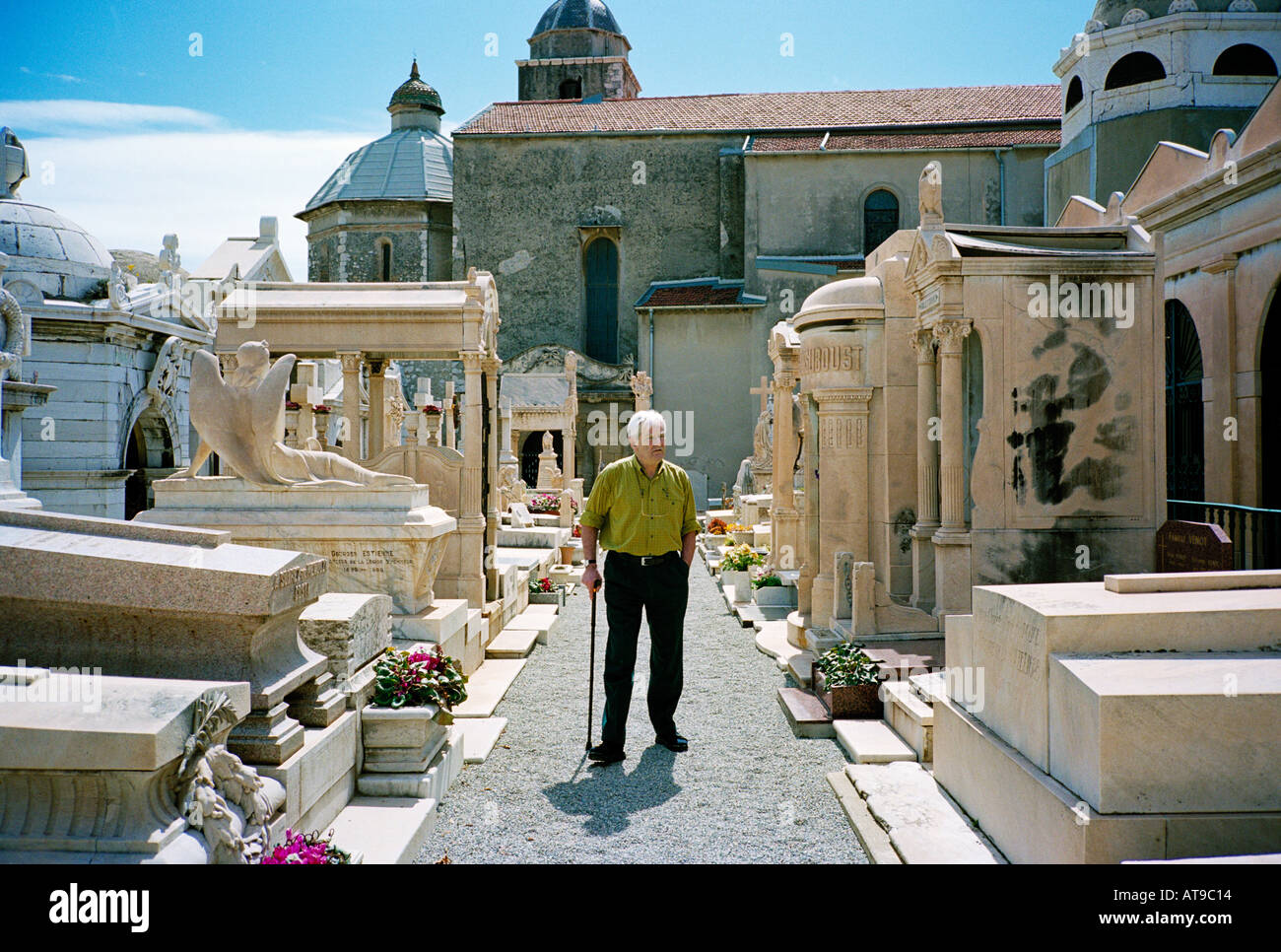 Franciscan cimiez cemetery tombs graves nice france tomb hi-res stock ...