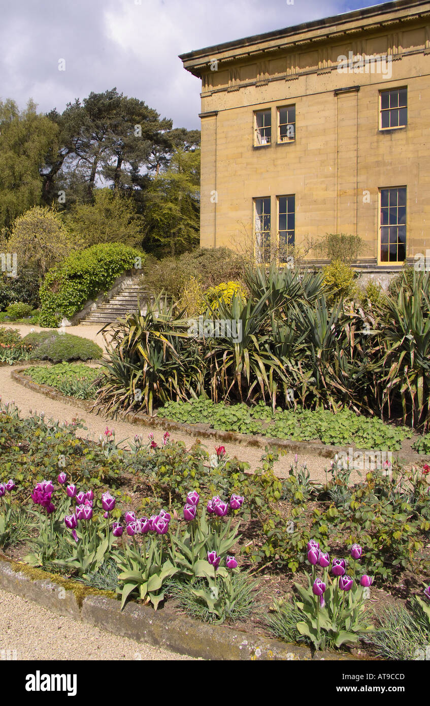 Belsay Hall a Regency mansion in strict Greek classical style Gardens ...